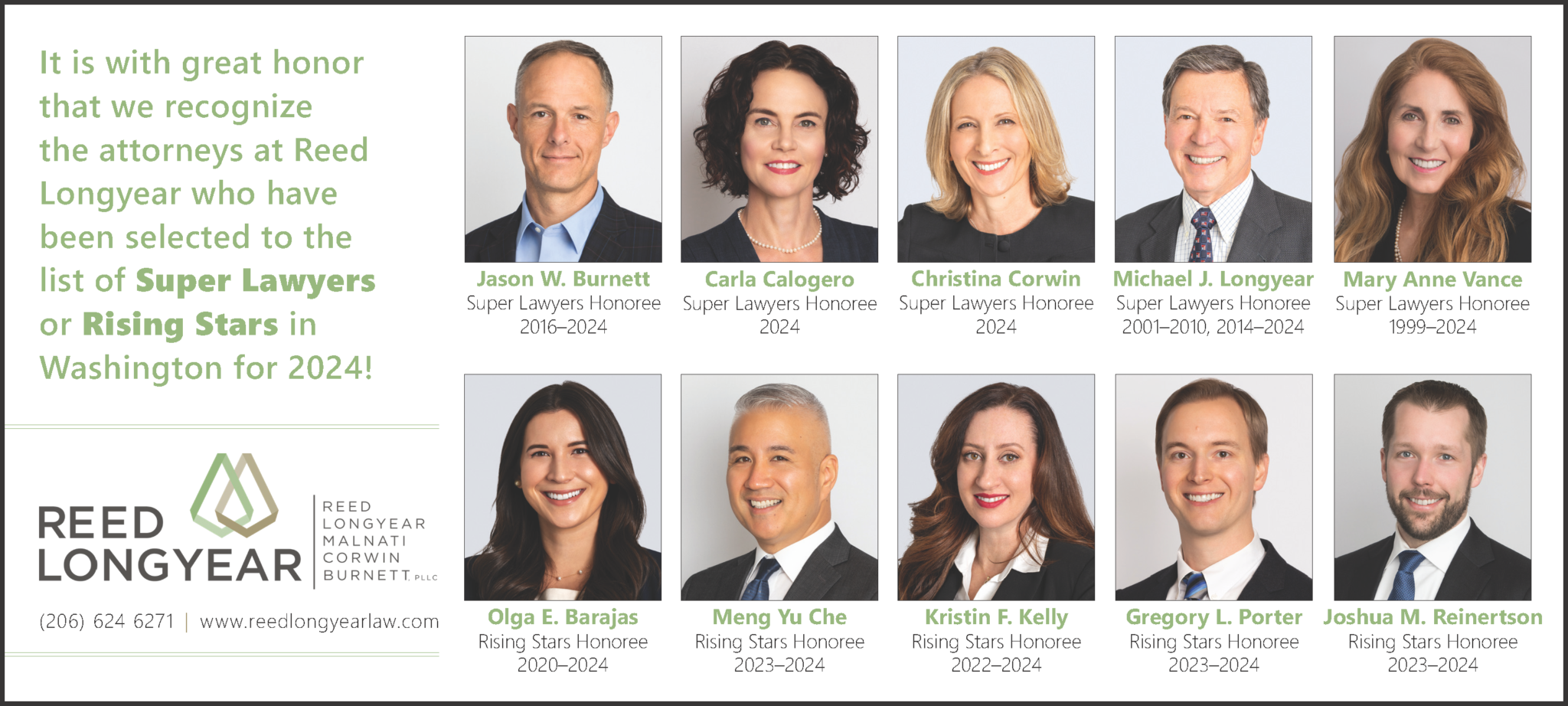 Seattle Law Firm - Reed Longyear Malnati Corwin & Burnett, PLLC